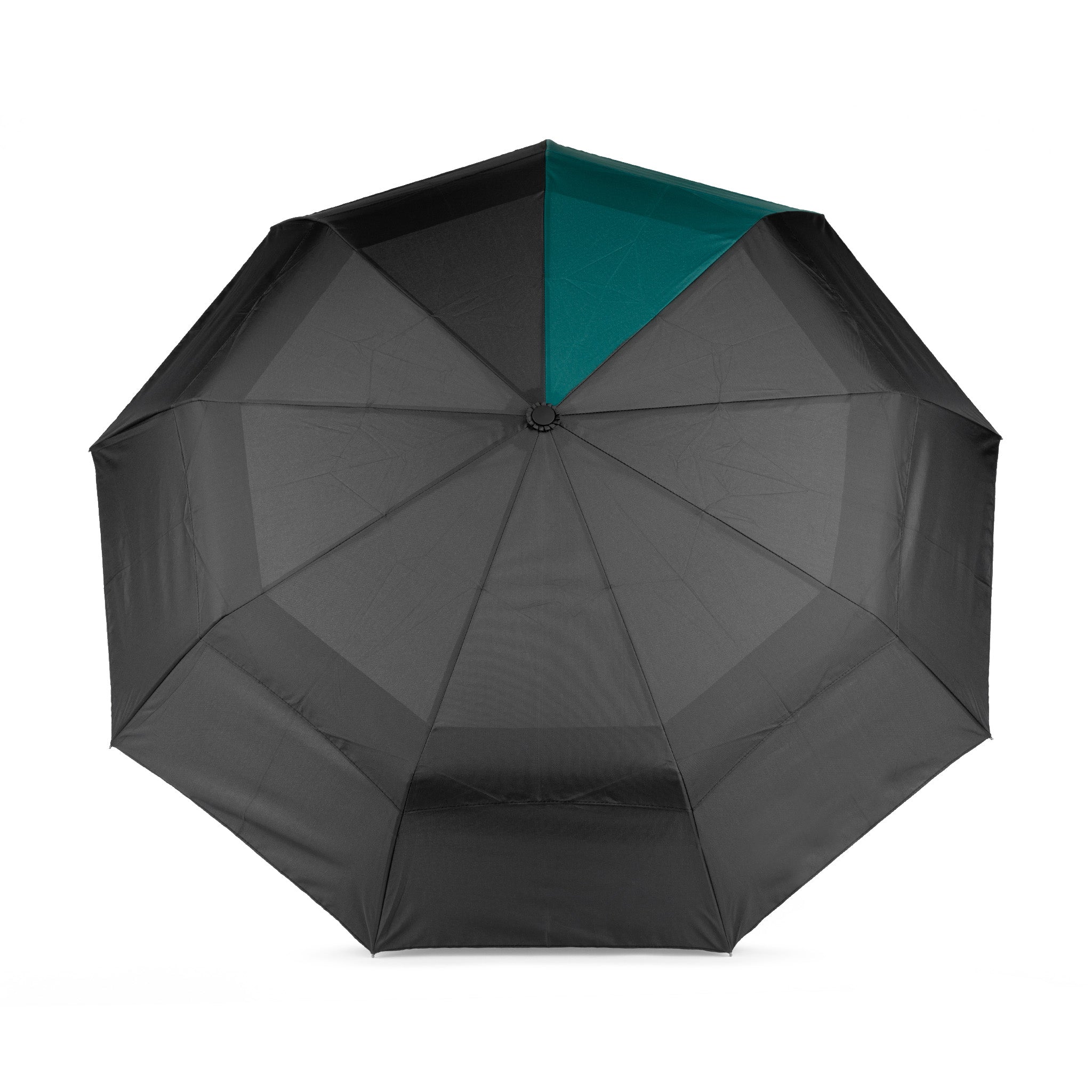 Roka London Waterloo Sustainable Umbrella, Black & Teal – CHALK ...