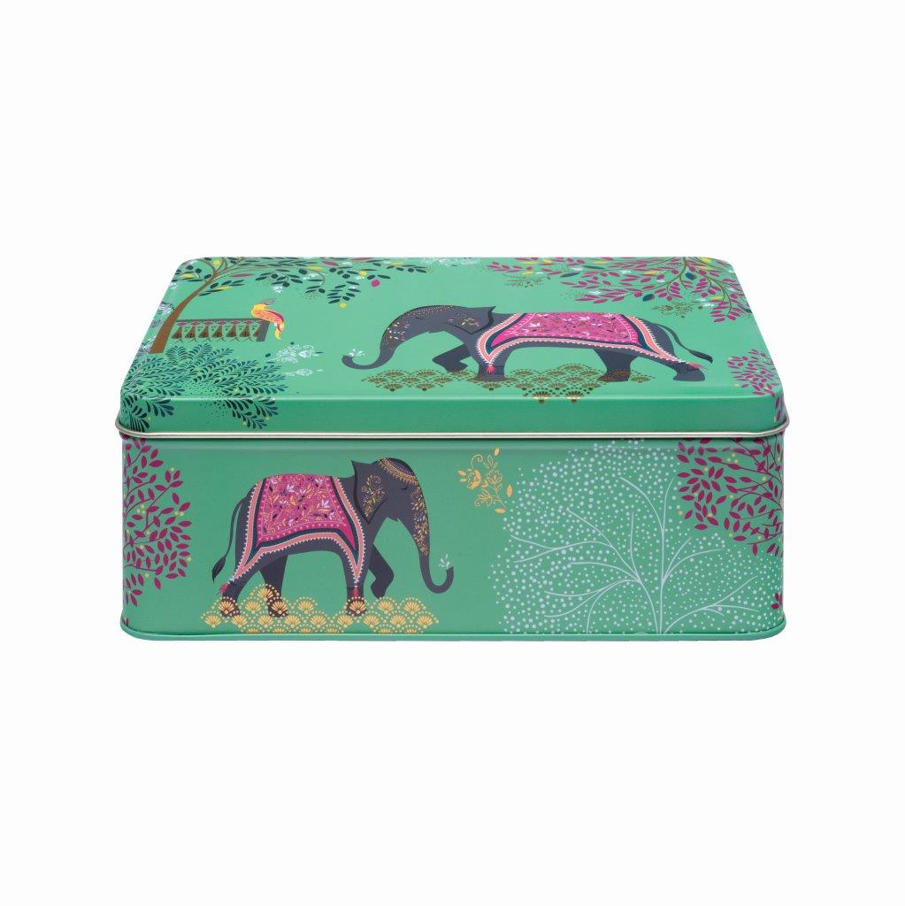 Sara Miller Deep Rectangular Storage Tin, India – CHALK INTERIORS | LONDON