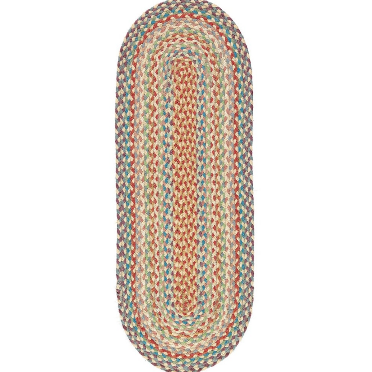 The Braided Rug Company Jute Table Runner, Carnival – CHALK INTERIORS ...