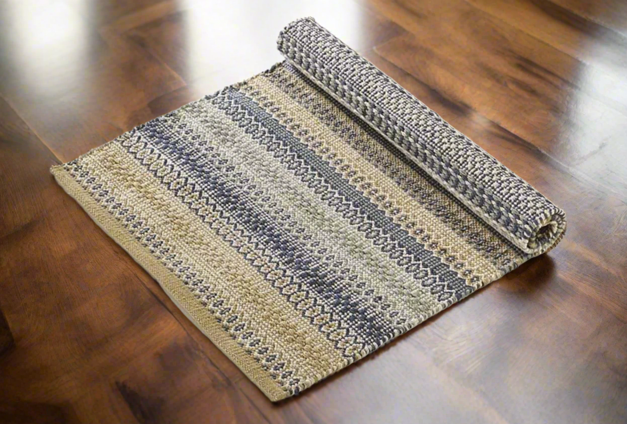 Walton & Co Cirrus Cotton Rug Blue – CHALK INTERIORS | LONDON